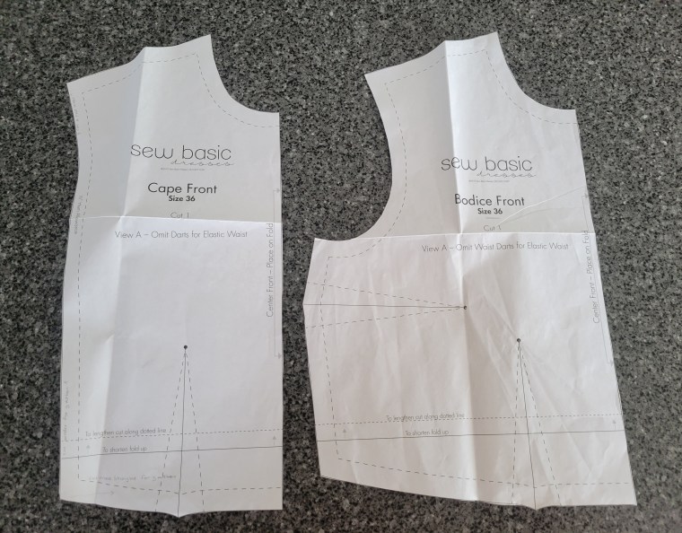 Sew Basic Cape Dress Patterns – of windowsills and breezy hills