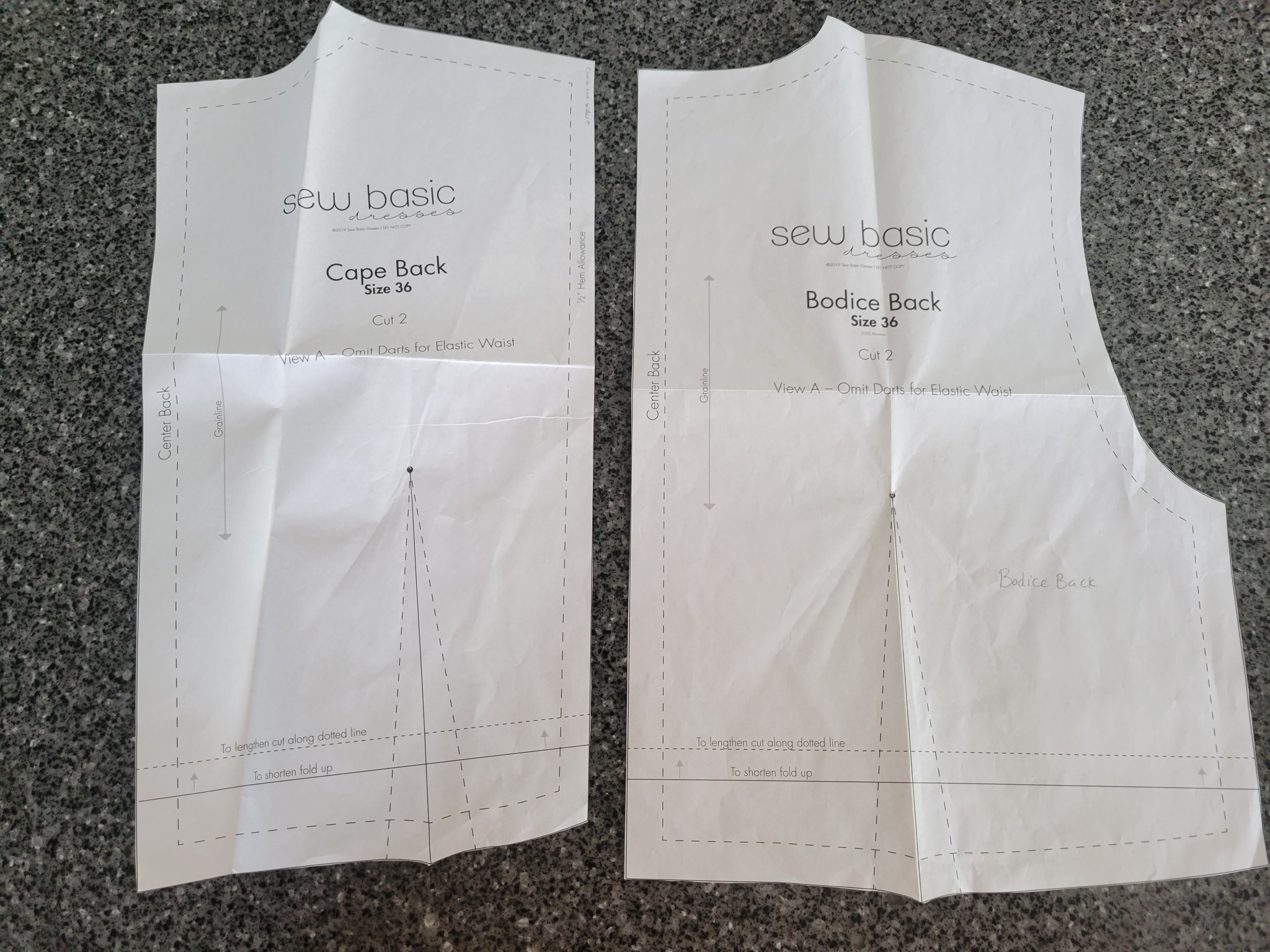 Sew Basic Cape Dress Patterns – of windowsills and breezy hills